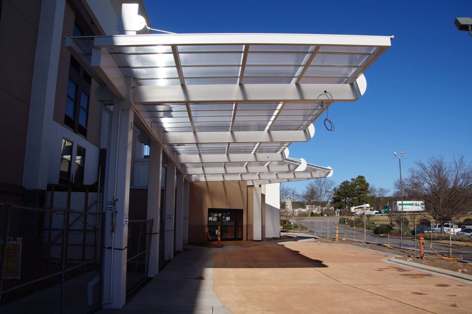Translucent / Polycarbonate Canopies | DAC Awnings Durham NCDAC Awnings