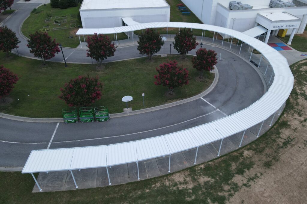 Walkway Covers / Drop-Off Canopies | DAC Awnings - DurhamDAC Awnings