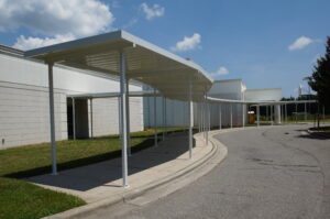 Walkway Covers / Drop-Off Canopies | DAC Awnings - DurhamDAC Awnings
