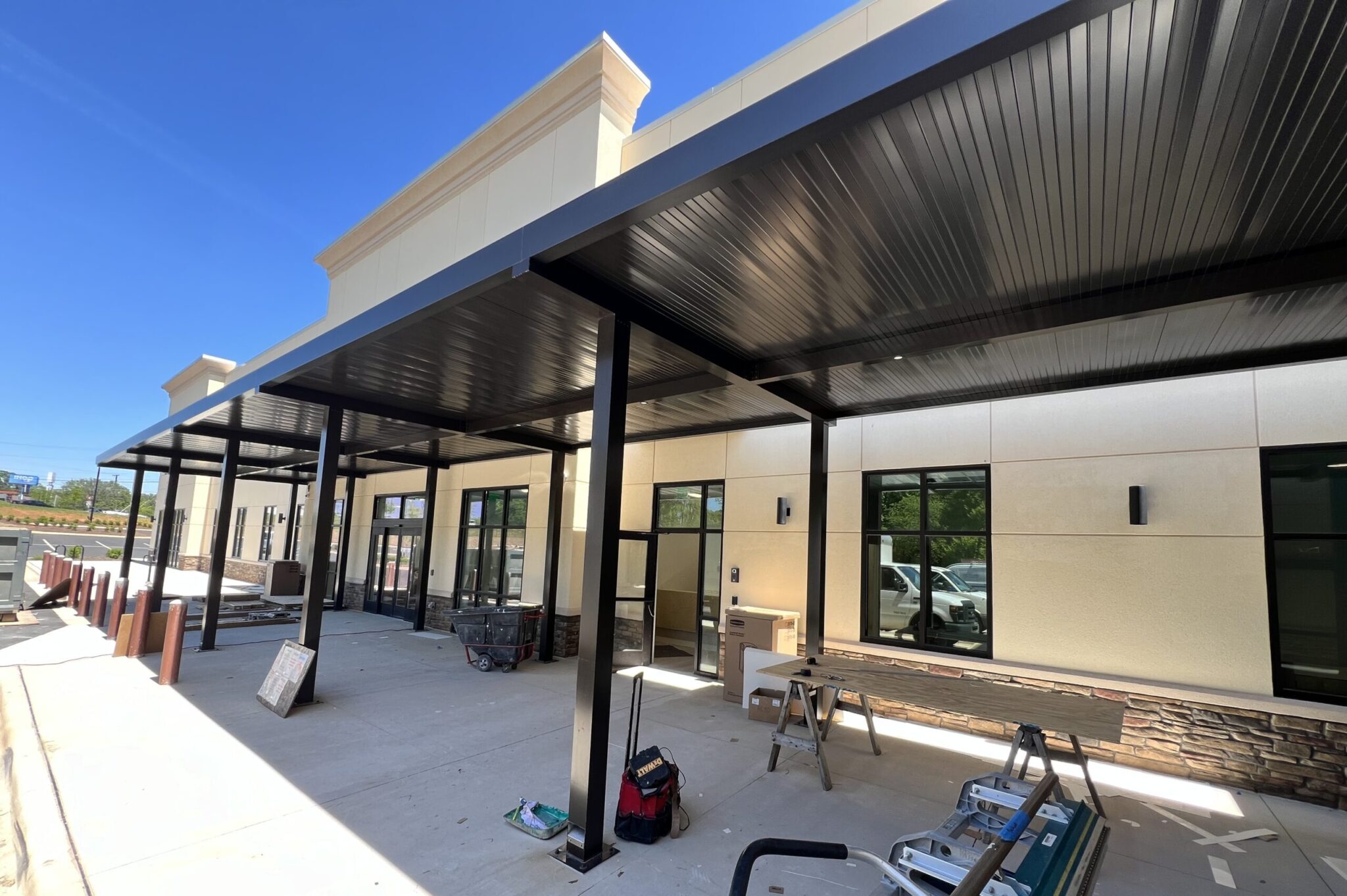 Walkway Covers / Drop-Off Canopies | DAC Awnings - DurhamDAC Awnings